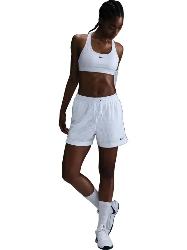 Nike Essential Dri-fit Mesh Basketball Shorts - White