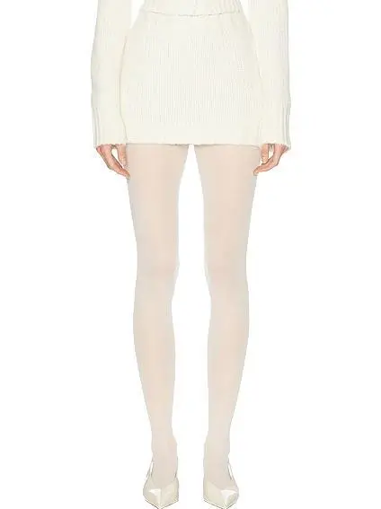 HELSA Annabelle Knit Skirt - Ivory
