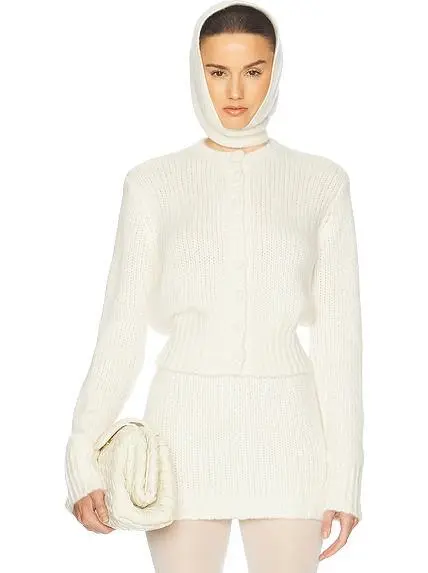 HELSA Annabelle Cardigan - Ivory