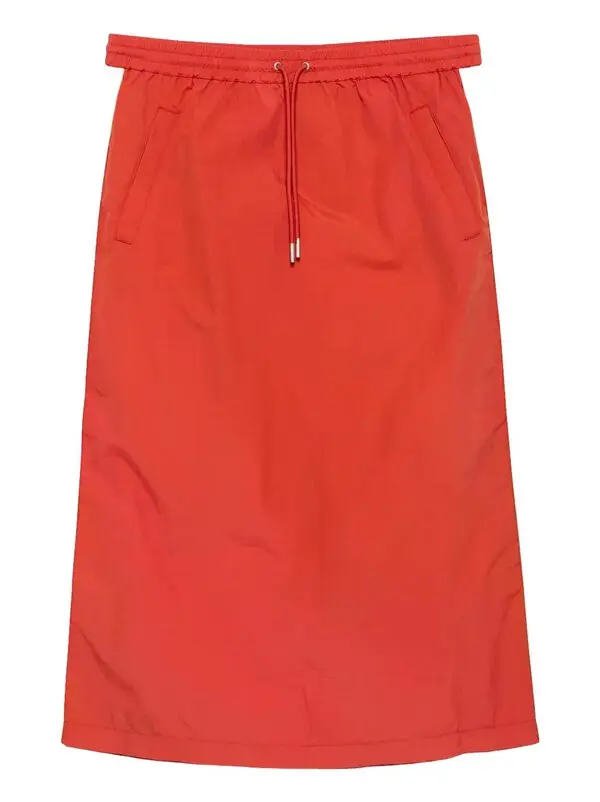 Maison Kitsuné Flash Fox Long Skirt - Red