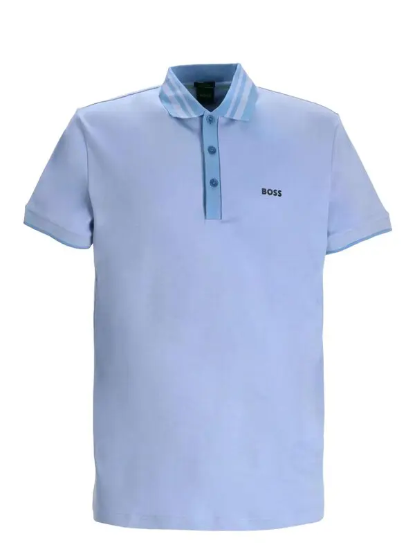 BOSS Cotton Polo Shirt - Blue