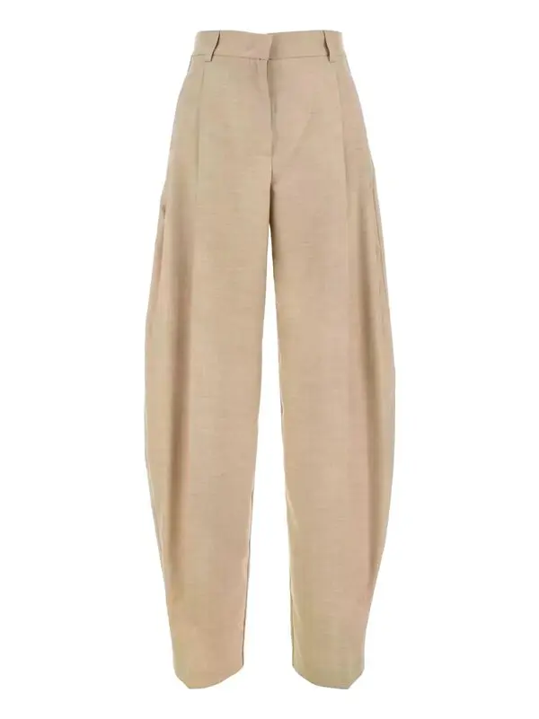 Andamane High-waist Trousers - Brown