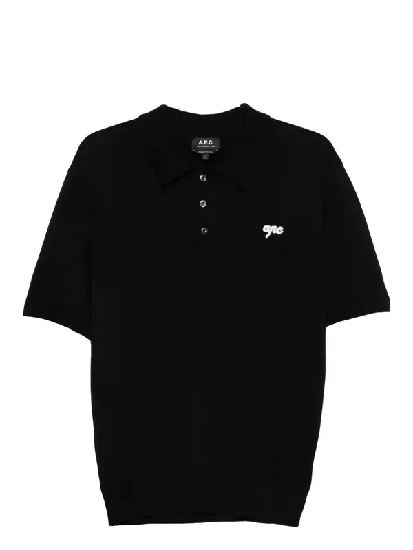 A.p.c. Gregorio Polo Shirt - Black