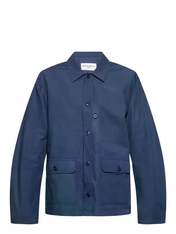Officine Générale Gibson Shirt Jacket - Blue