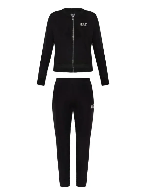 Emporio Armani Logo-print Tracksuit - Black