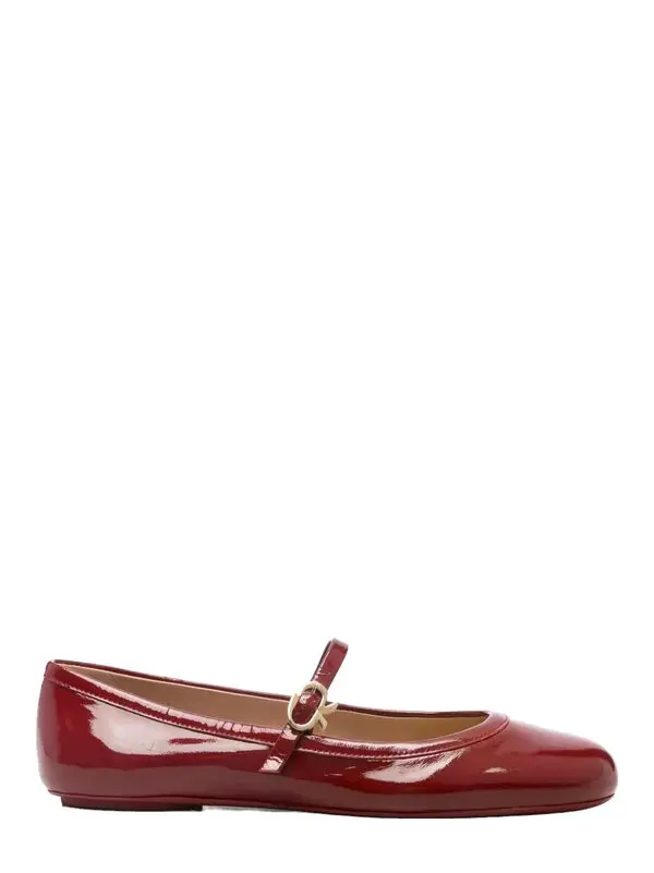 GIANVITO ROSSI Carla Ballerinas - Red