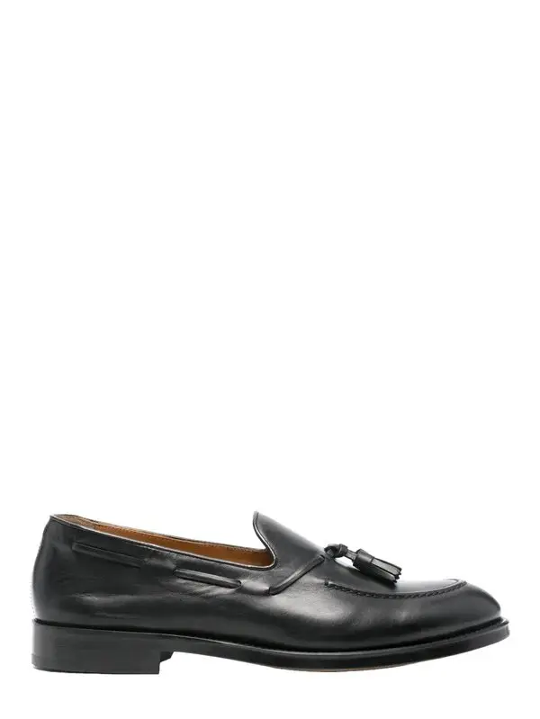 DOUCAL'S Leather Loafers - Black