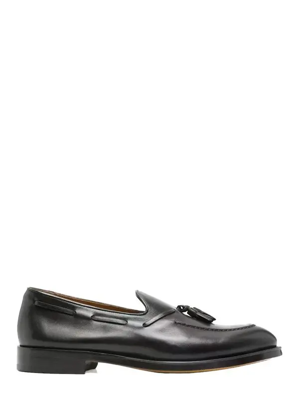 DOUCAL'S Brushed-leather Loafers - Brown