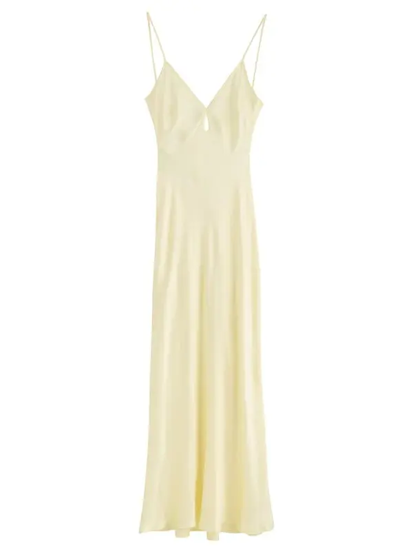 Bec & Bridge Cedar City Satin Maxi Dress - Yellow