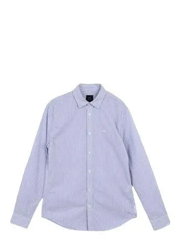Armani Exchange Shirt Slate Size Cotton - Blue