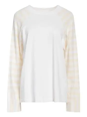 Liviana Conti Knitted Striped Sweater - White