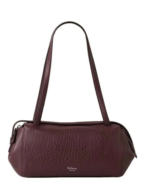 Mulberry Small Meadow Leather Shoulder Bag - Black Cherry
