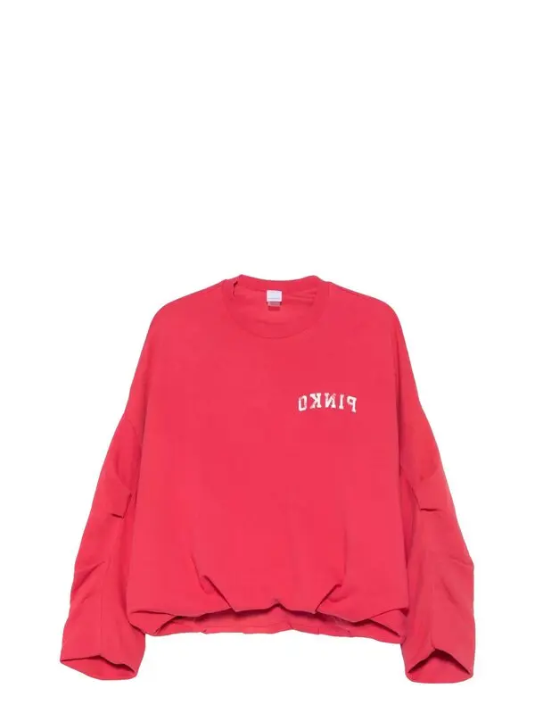 Pinko Logo-print Sweatshirt - Red