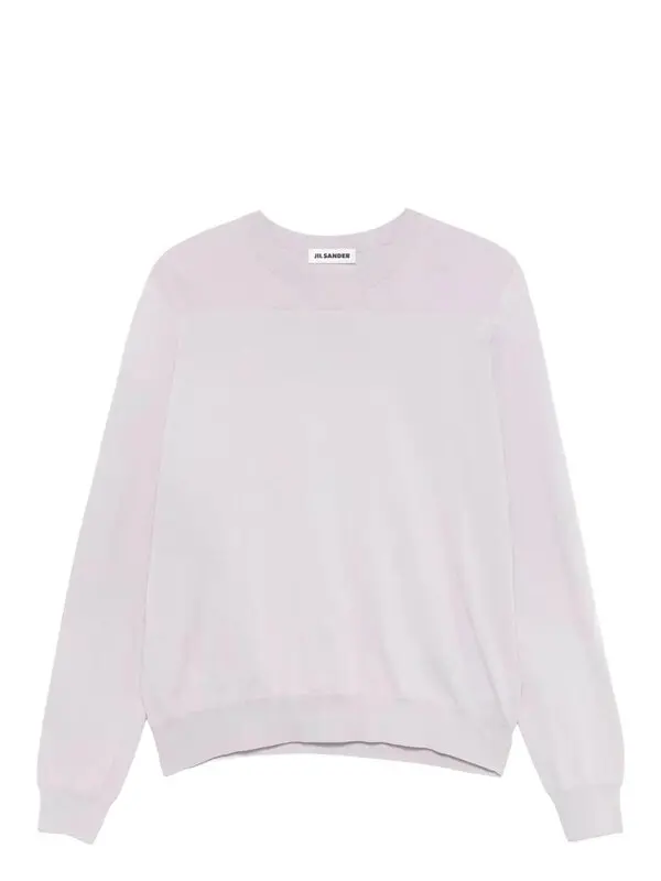 JIL SANDER Cotton Sweater - Purple