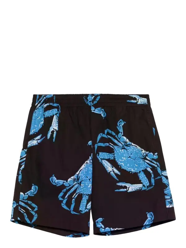 MSGM Graphic-print Shorts - Brown