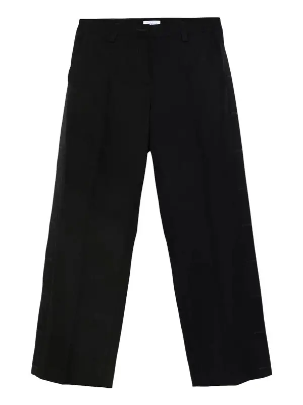 Off-White Wide Leg Trousers - Black