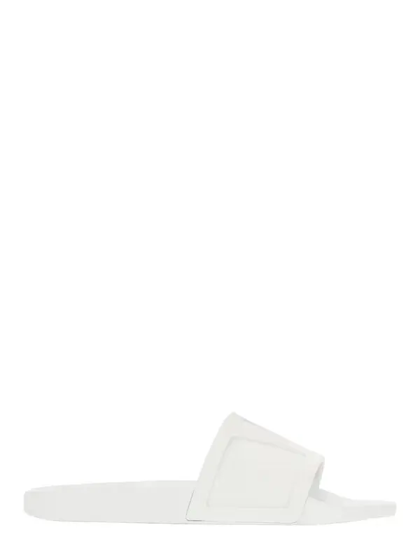 Valentino Garavani Vlogo Signature Slides - White