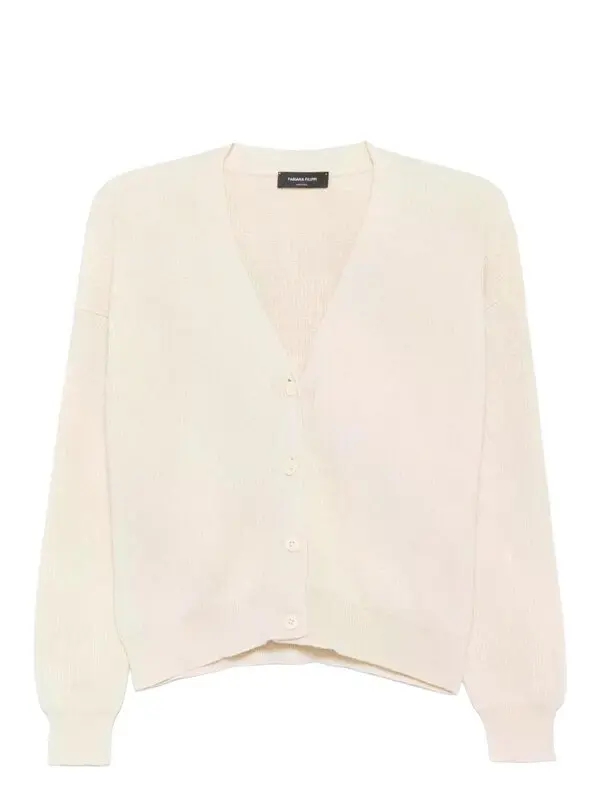 Fabiana Filippi Ribbed Cardigan - Neutrals