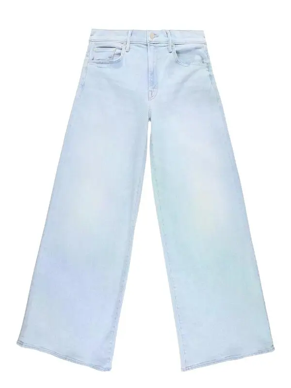 MOTHER The Swisher Sneak Jeans - Blue