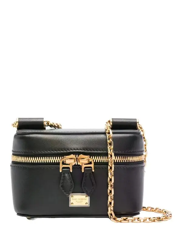 Dolce & Gabbana Sicily Cube Vanity Bag - Black