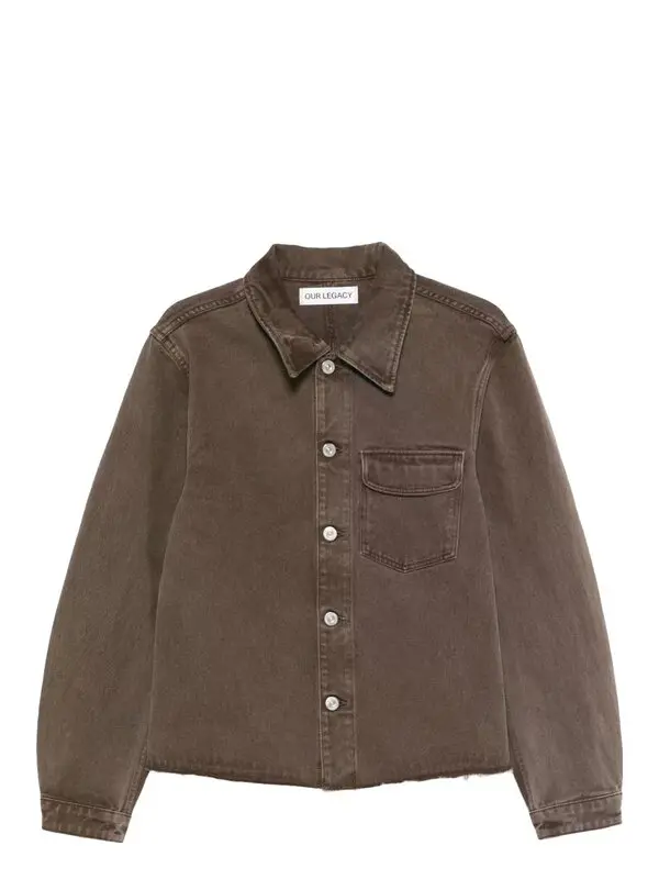 Our Legacy Cut Rebirth Jacket - Brown