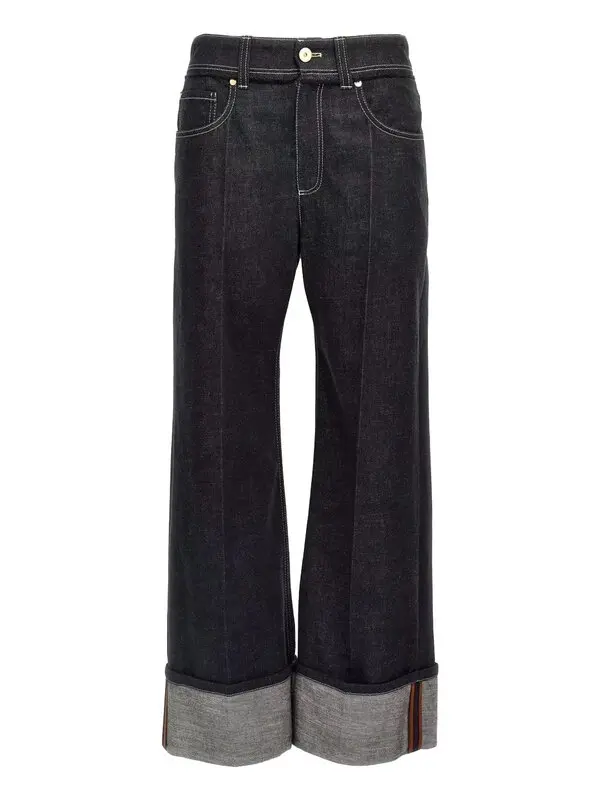 Brunello Cucinelli Turn Up-hem Jeans - Blue