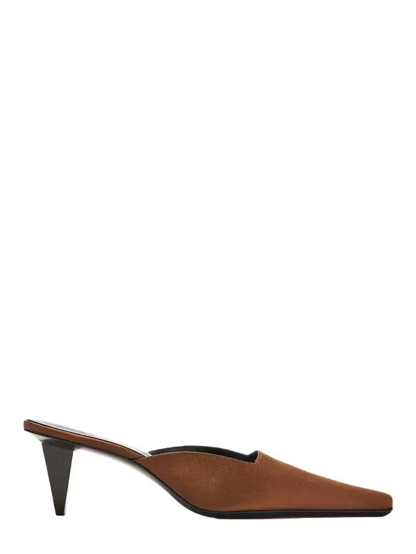 JUDE 65mm Iris Mules - Brown