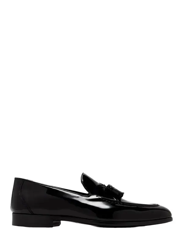 Magnanni Patent-leather Loafers - Black