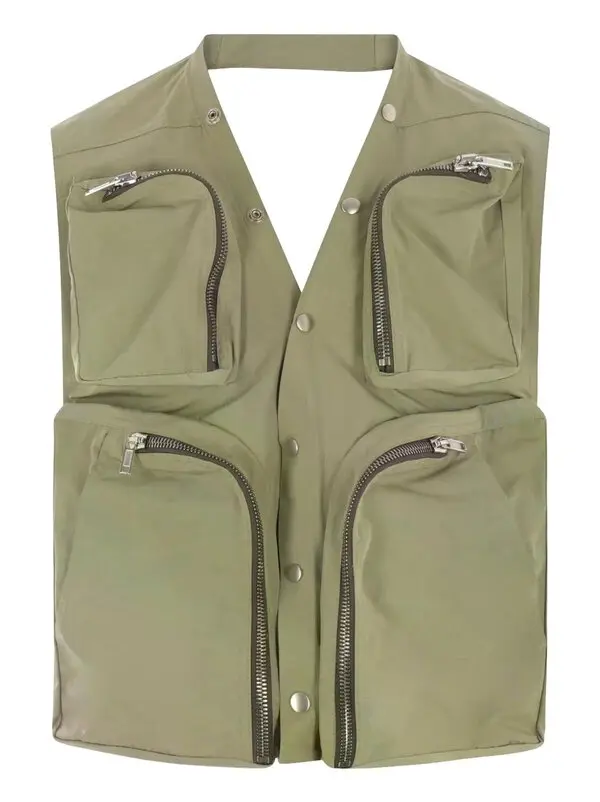 Rick Owens Cargo Vest - Green