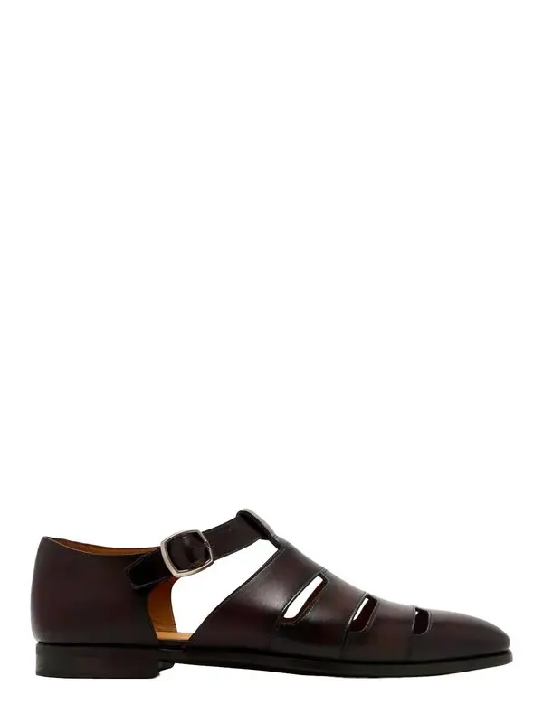 Magnanni Leather Sandals - Brown