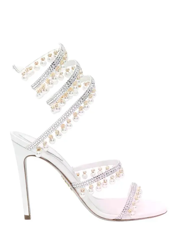 Rene Caovilla 105mm Chandelier Sandals - Silver
