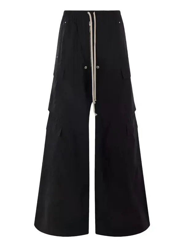 Rick Owens Double Cargo Jumbo Belas Trousers - Black