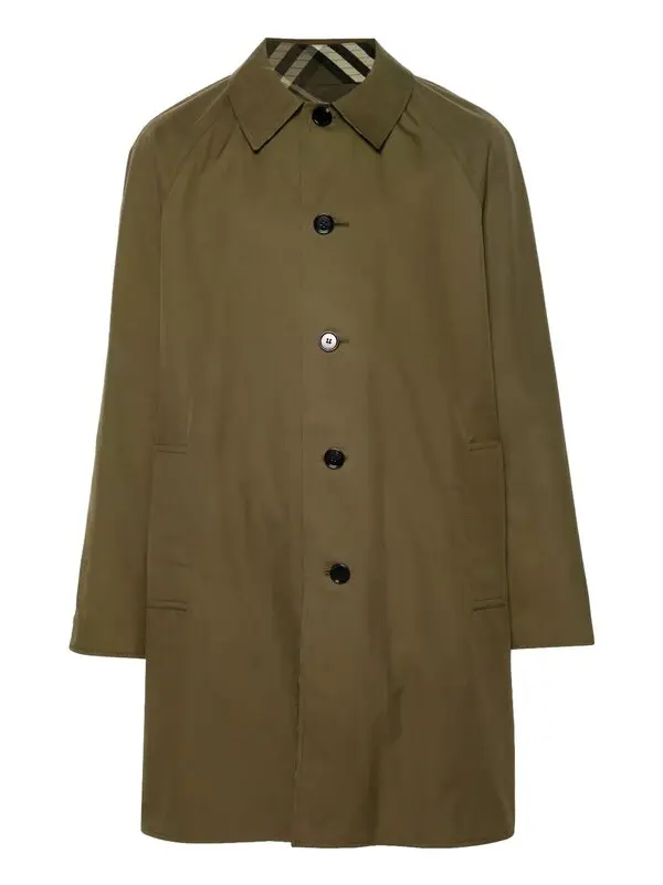 Burberry Reversible Mid-length Trench Coat - Green