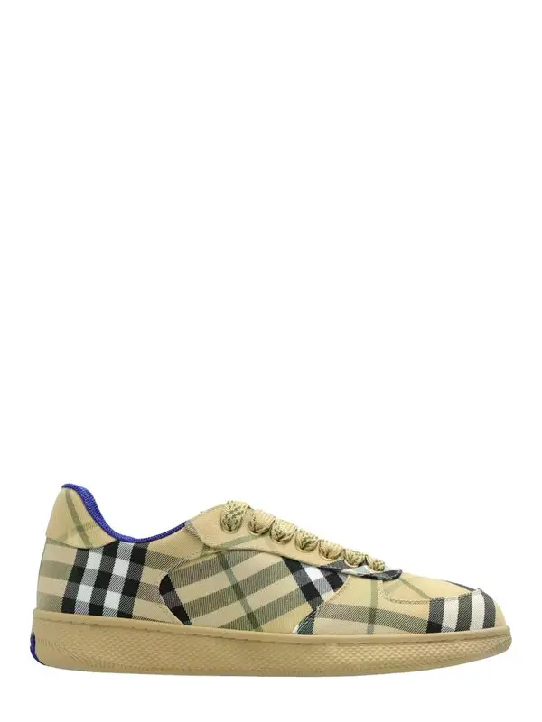 Burberry Tartan Sneakers - Neutrals