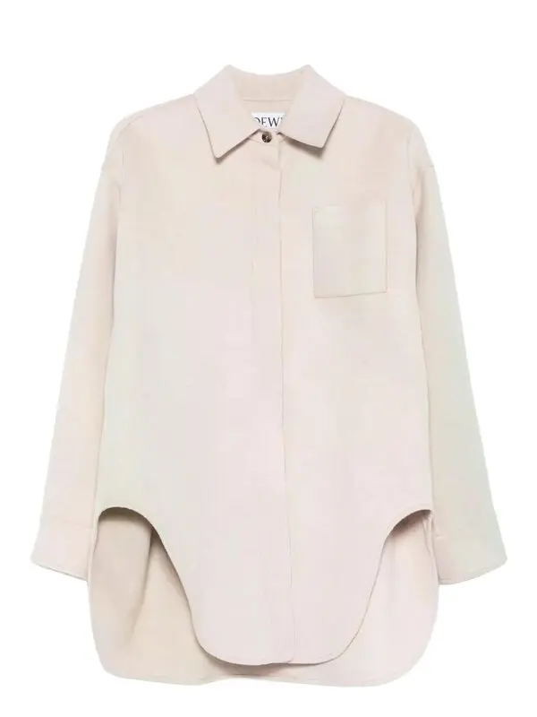 Loewe Anagram-motif Shirt - Neutrals
