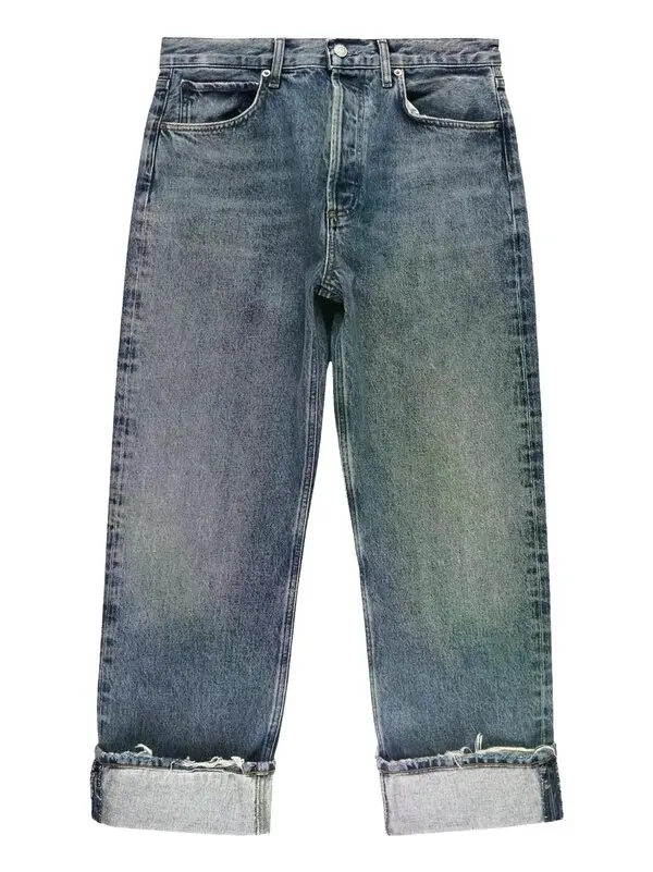 AGOLDE Fran Straight Leg Jeans - Blue