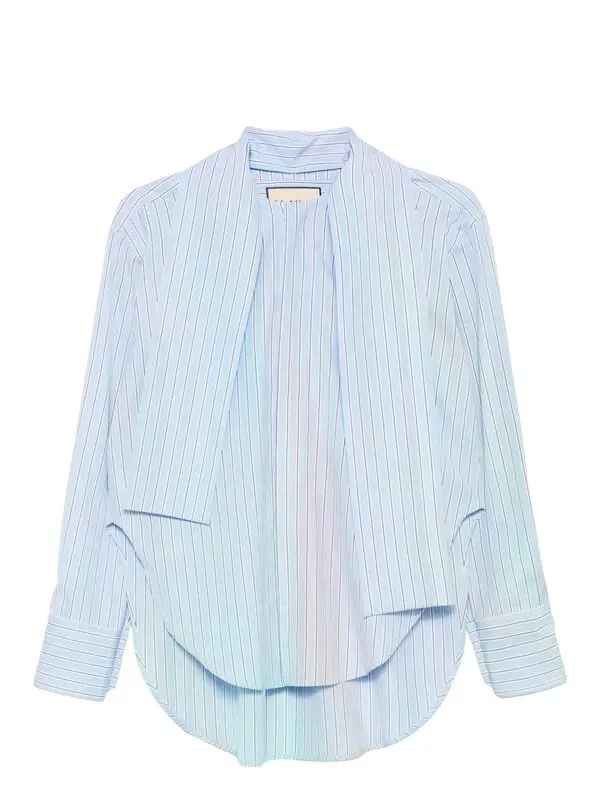 Plan C Striped Shirt - Blue
