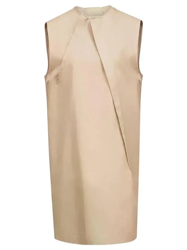 MAISON MARGIELA Pleat-detail Dress - Neutrals