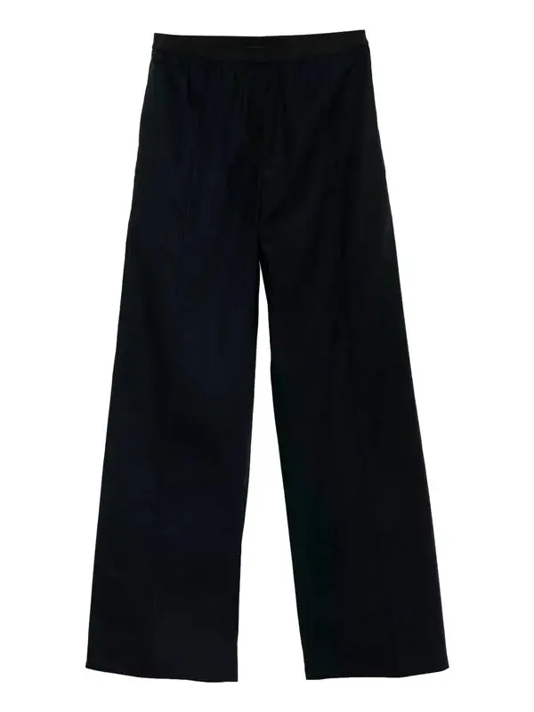 Plan C Straight-leg Trousers - Blue