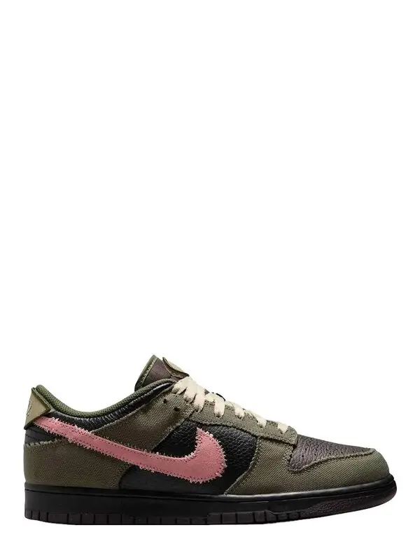 Nike Dunk Low Dunks Not Dead Sneakers - Medium Olive/black/pink Foam
