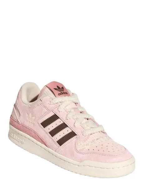 Adidas Forum Low Cl Basketball Sneakers - Pink/earth Strata/white