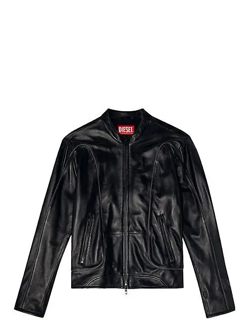 Diesel L-krixy Brand-embossed Leather Jacket - 9xx