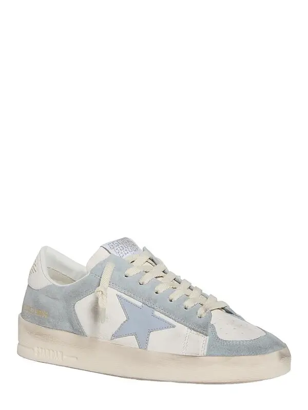 GOLDEN GOOSE Stardan Low Top Sneakers - Light Blue