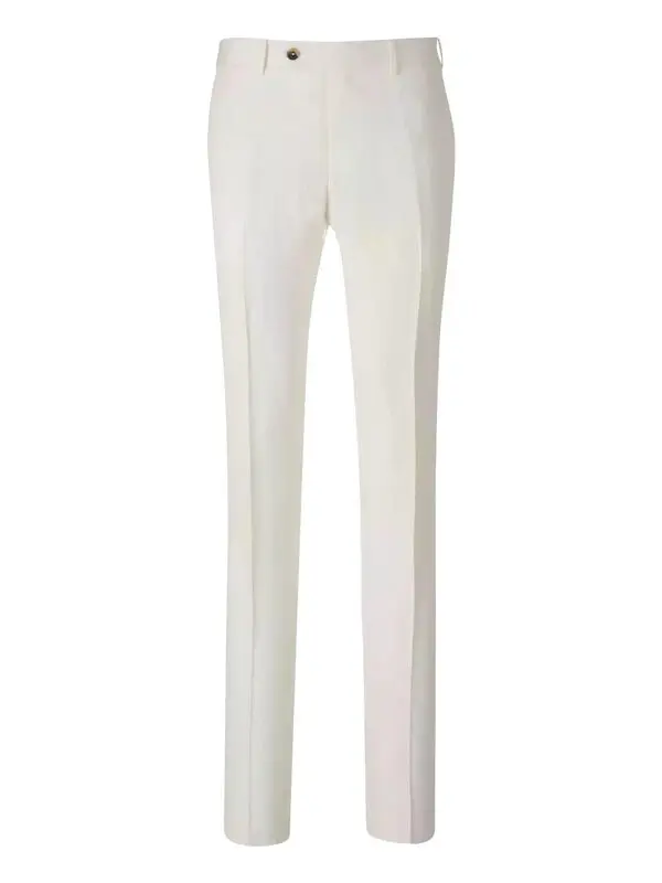 Canali Pressed-crease Trousers - White