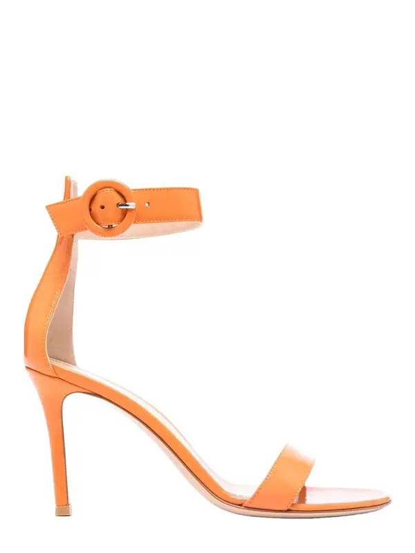 GIANVITO ROSSI 85mm Portofino Sandals - Orange