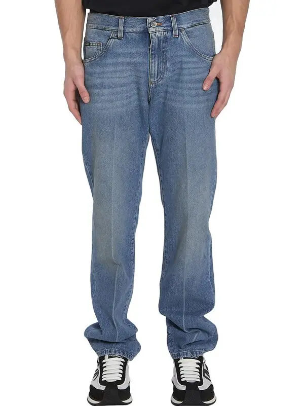 Dolce & Gabbana Classic Regular Fit Jeans - Blue