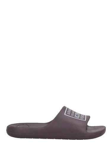 Armani Exchange Icon Period Pool Slides Burgundy - Red