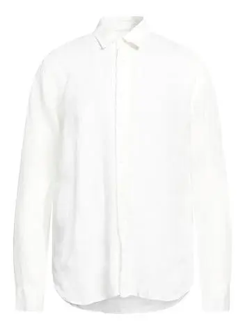 120% Lino Shirt Size Linen - White