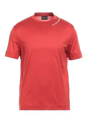 Emporio Armani T-shirt Size Lyocell, Cotton - Tomato Red