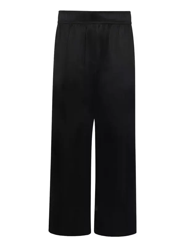 Brunello Cucinelli Satin Trousers - Black